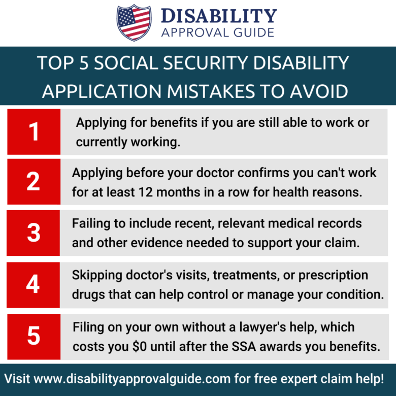 5 Social Security Disability Application Mistakes to Avoid